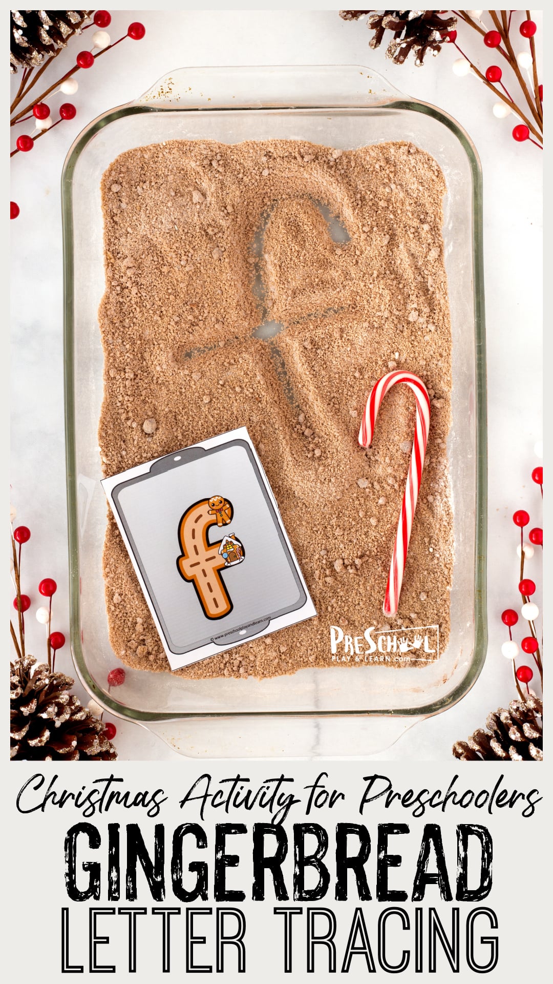 🎄 Gingerbread Alphabet Tracing - Christmas Activity for Preschoolers
