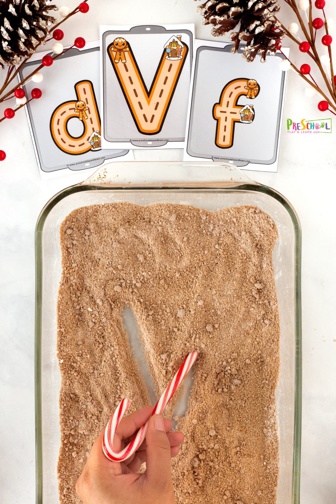 🎄 Gingerbread Alphabet Tracing - Christmas Activity for Preschoolers