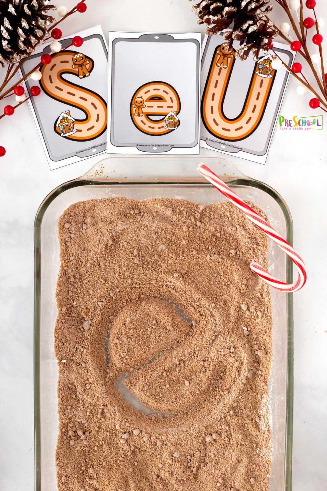 🎄 Gingerbread Alphabet Tracing - Christmas Activity for Preschoolers