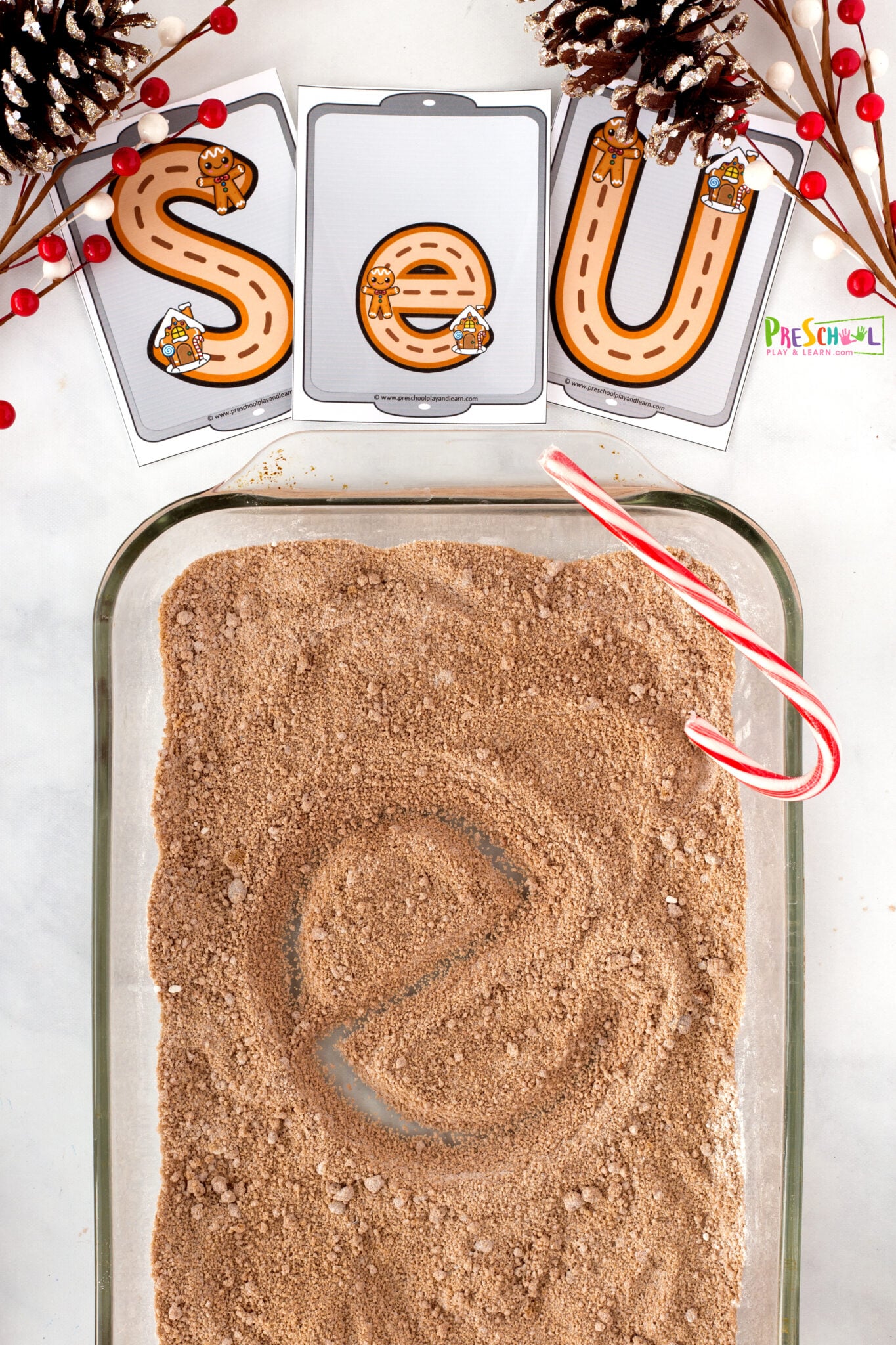 🎄 Gingerbread Alphabet Tracing - Christmas Activity for Preschoolers