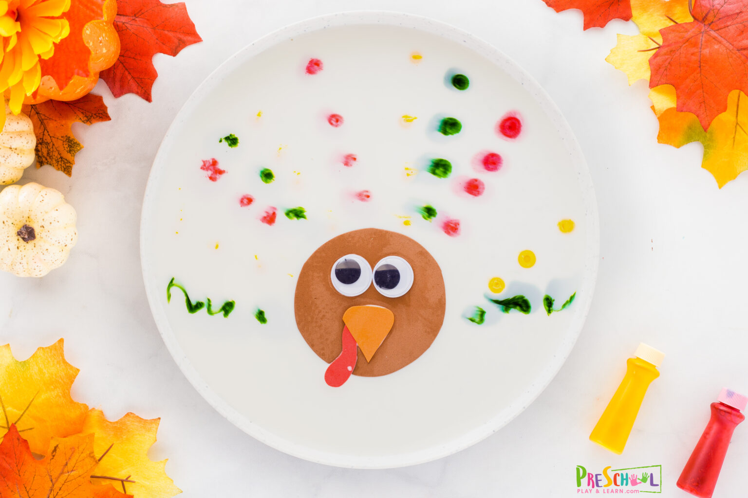 🦃 Turkey Magic Milk Science Experiment for November