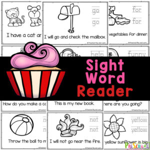 FREE Printable Sight Words Reader for Preschoolers