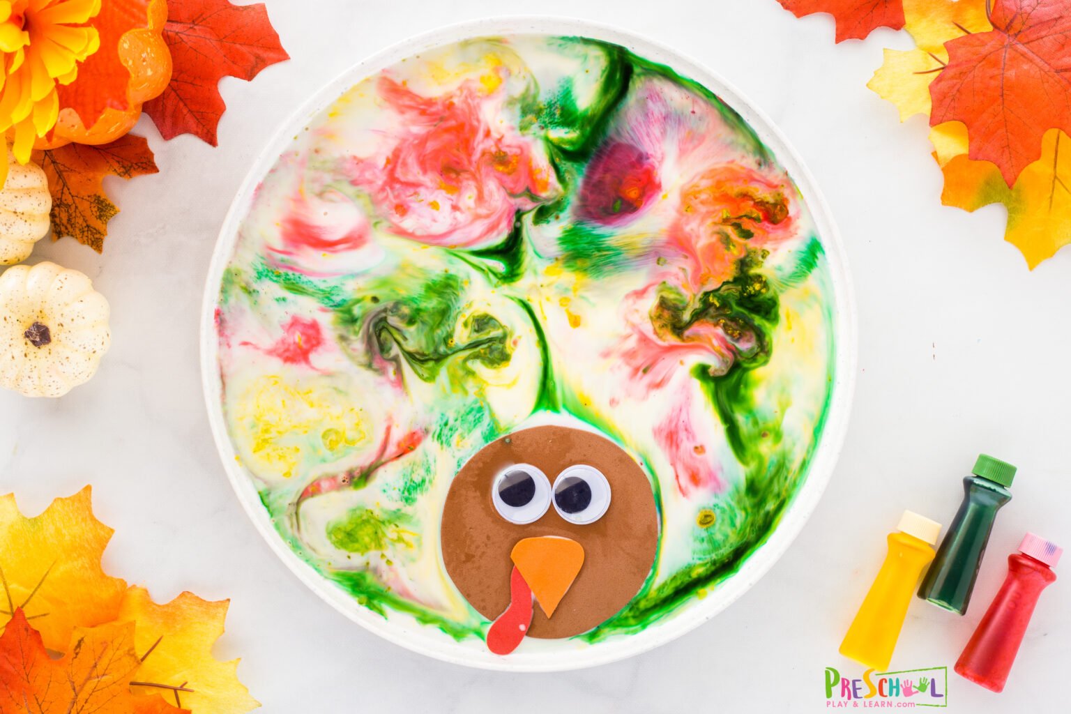 🦃 Turkey Magic Milk Science Experiment for November