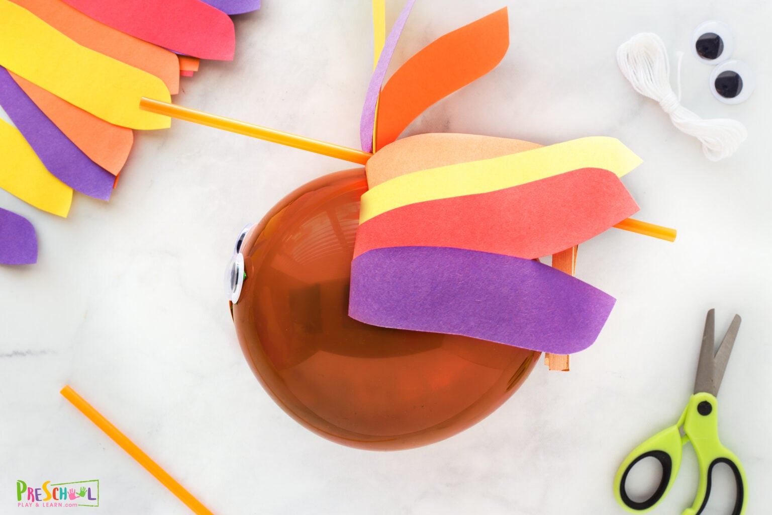 🦃 Turkey Balloon Races Game - FUN November Activities for Kids