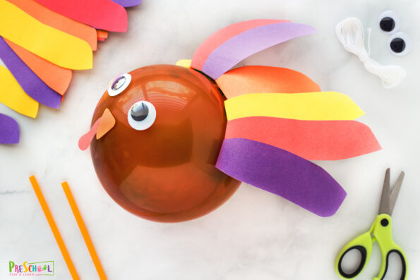 🦃 Turkey Balloon Races Game - FUN November Activities for Kids