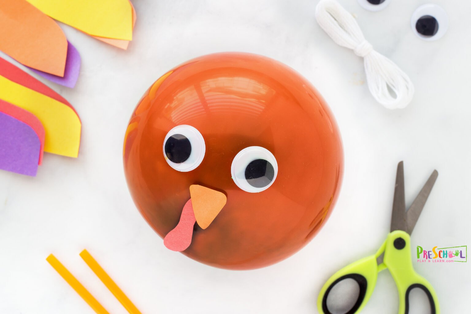 🦃 Turkey Balloon Races Game - FUN November Activities for Kids