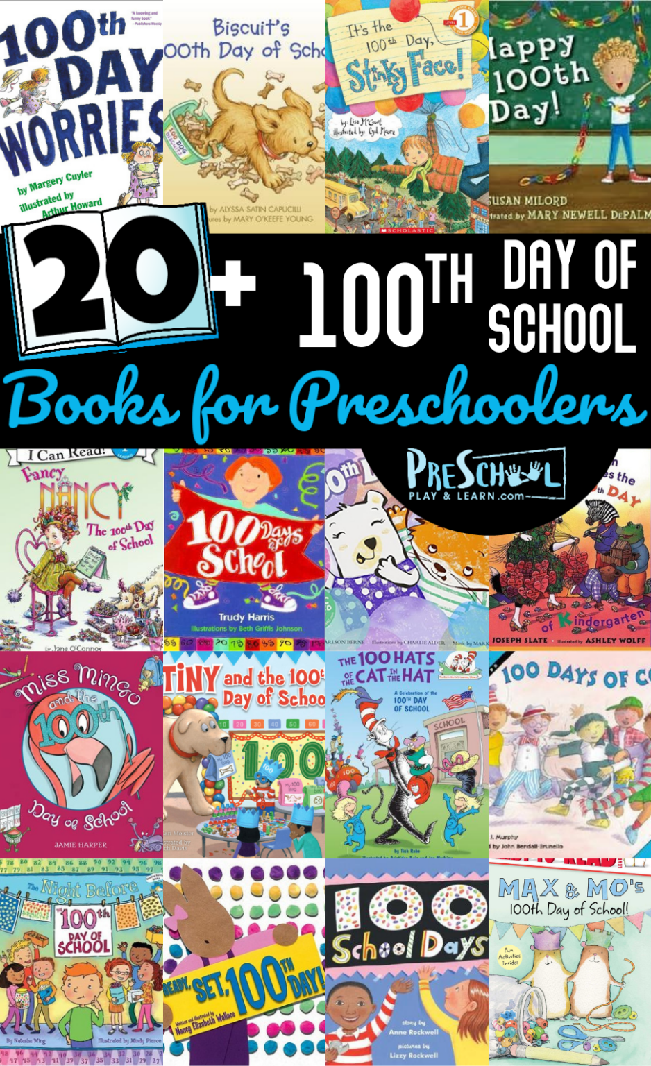 100th Day of School Books for Preschoolers