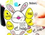 Easter CVC Words Activity for Preschoolers and Kindergarten