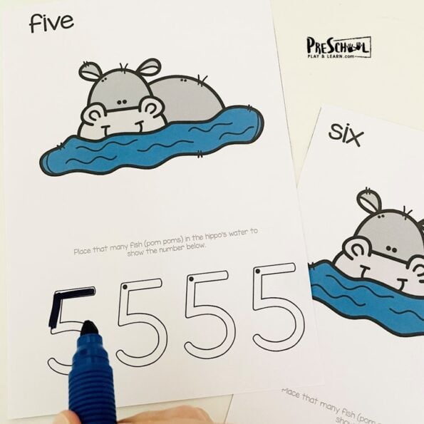 🦓🦒🦍 FREE Printable Zoo Animal Number Puzzles