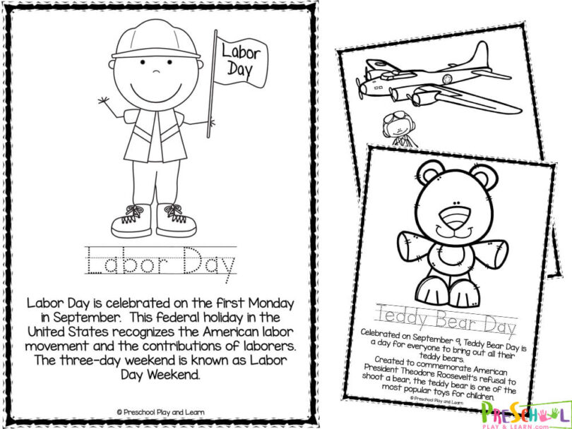FREE Printable September Coloring Pages for Kids