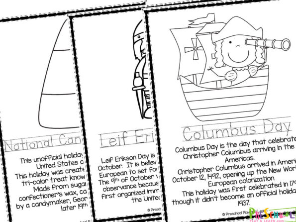 FREE Printable October Coloring Pages for Kids