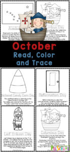 FREE Printable October Coloring Pages for Kids