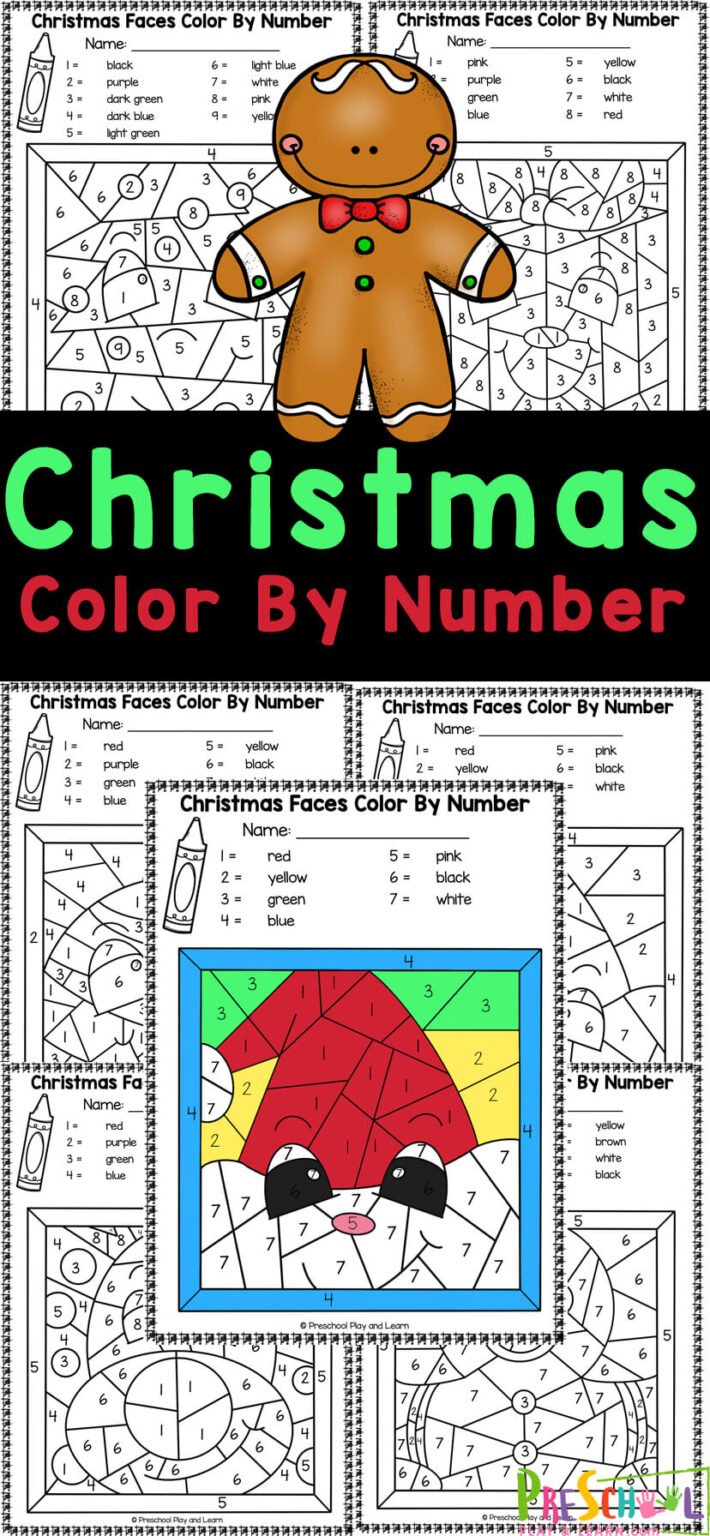 Christmas Elf Shape Matching Math Game (Free Printable!)