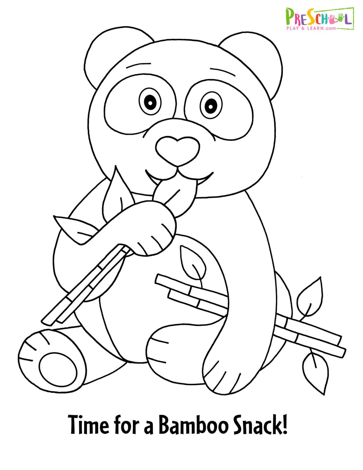 🐼 FREE Printable Panada Worksheets for Preschool