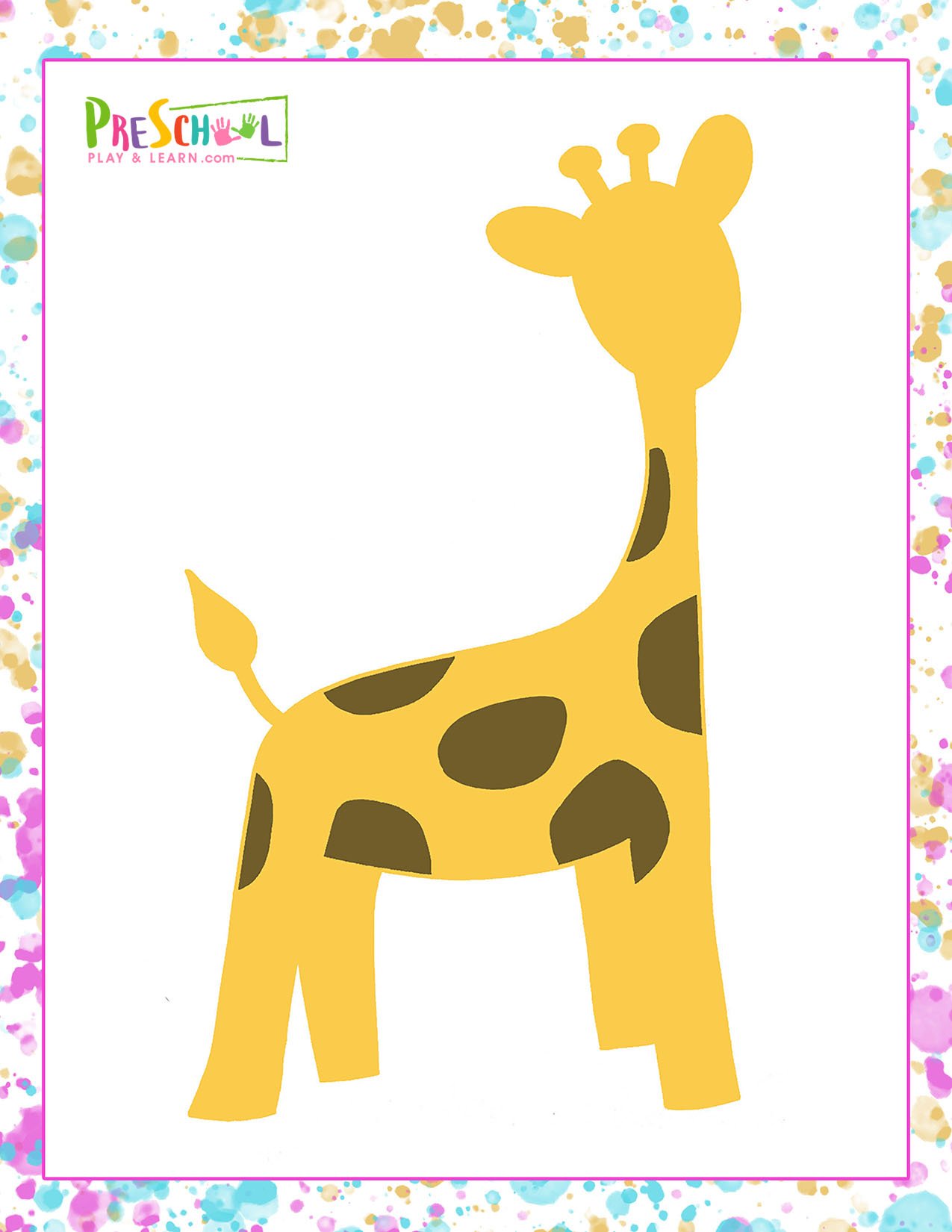 🐒 FREE Jungle Animal Playdough Mats for Preschoolers