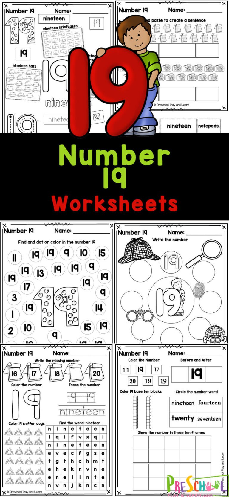 1 to 10 Traceable Numbers Worksheets