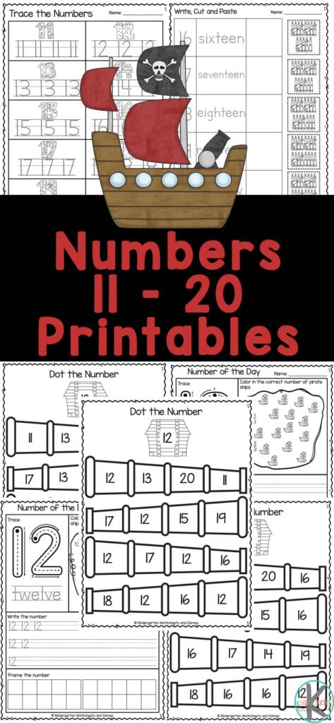 Pirate Treasure Chest Sorting Letters and Numbers Activity