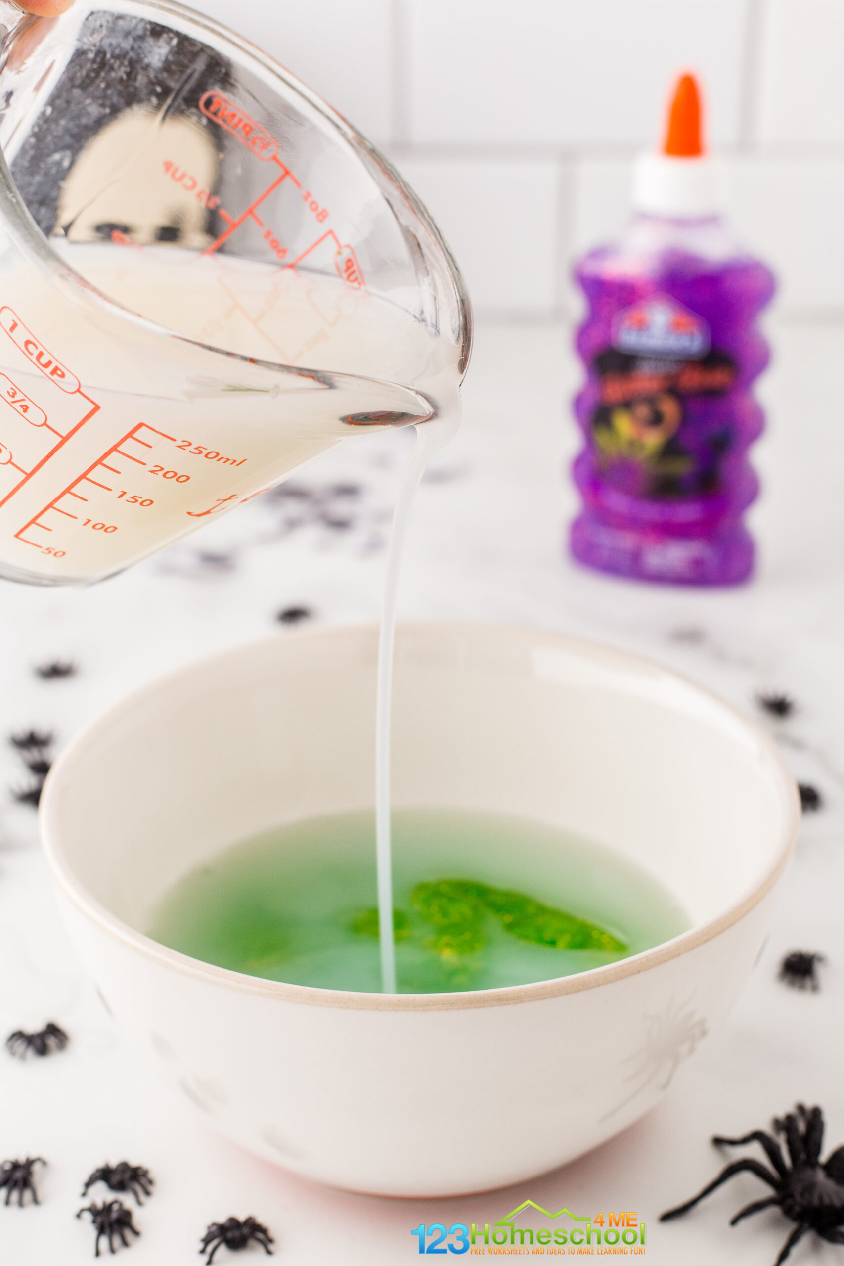 Halloween Slime is a FUN Activity for October