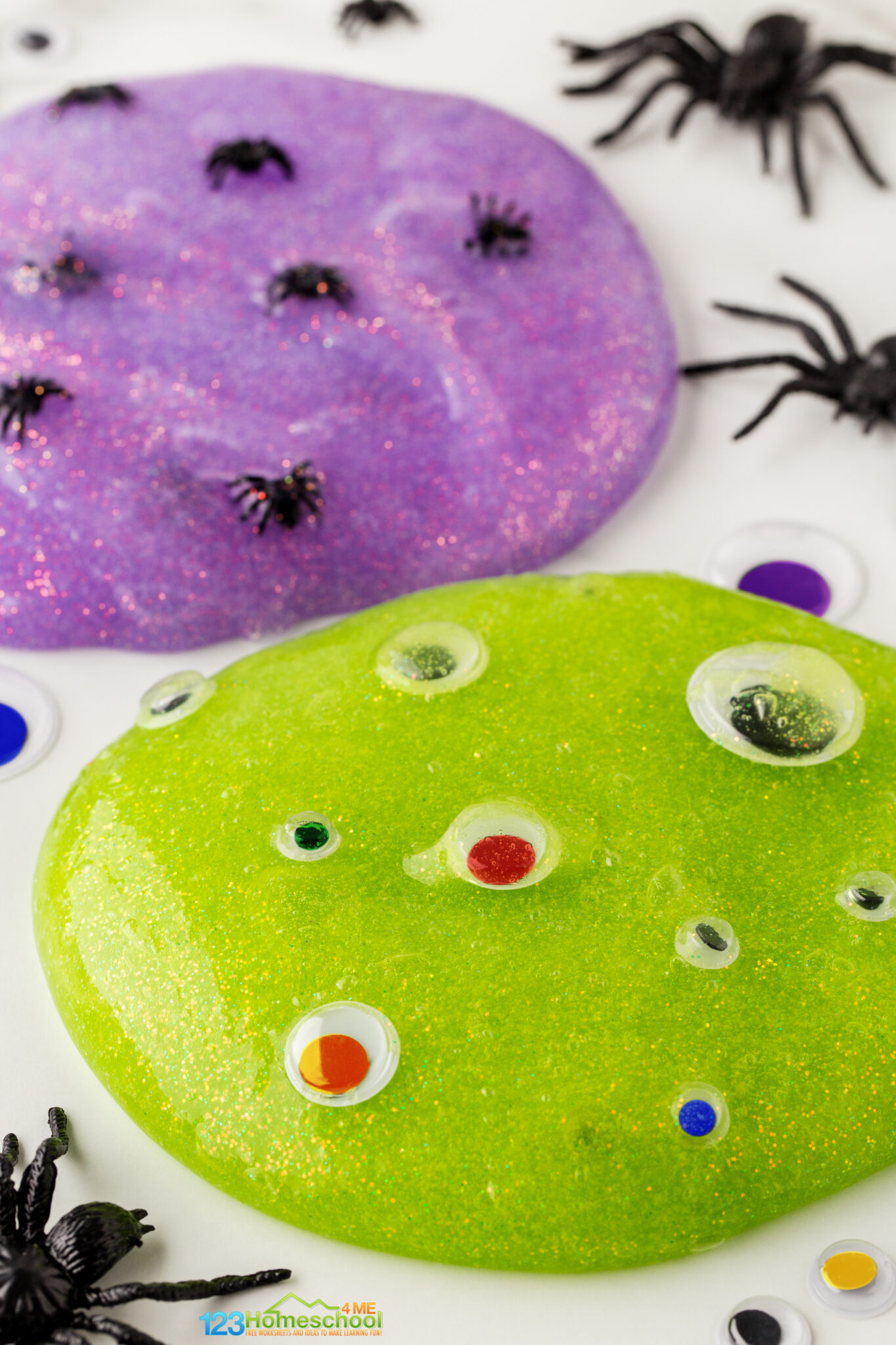 Halloween Slime is a FUN Activity for October
