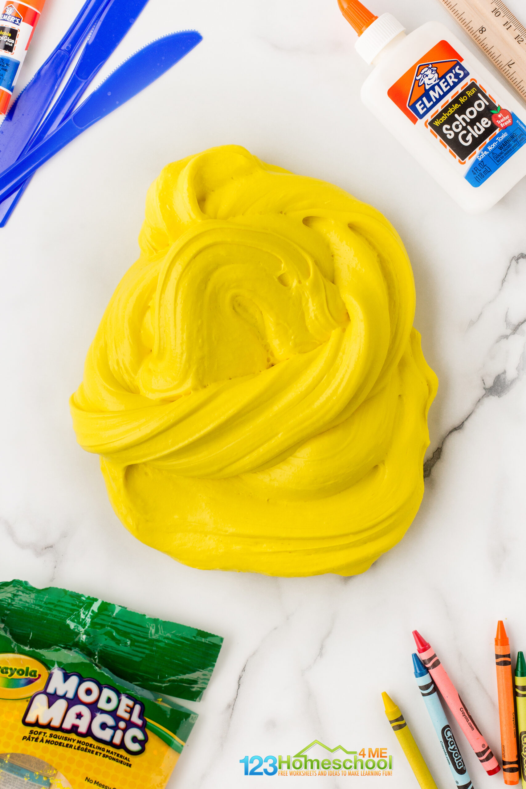 DIY Fluffy Butter Slime - The BEST Homemade Recipe