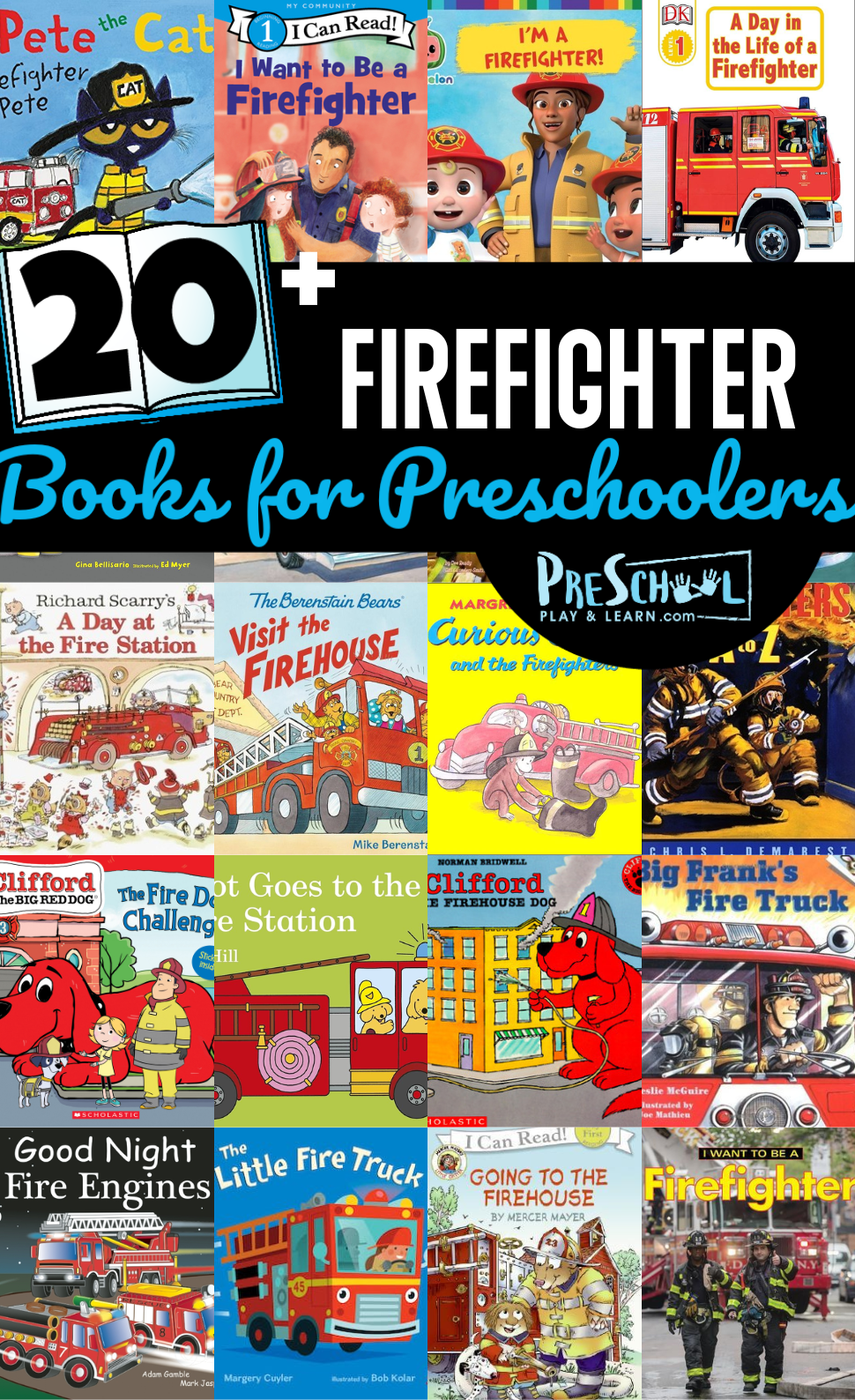 🧯 20 Fun-to-Read Firefighter Books for Preschoolers
