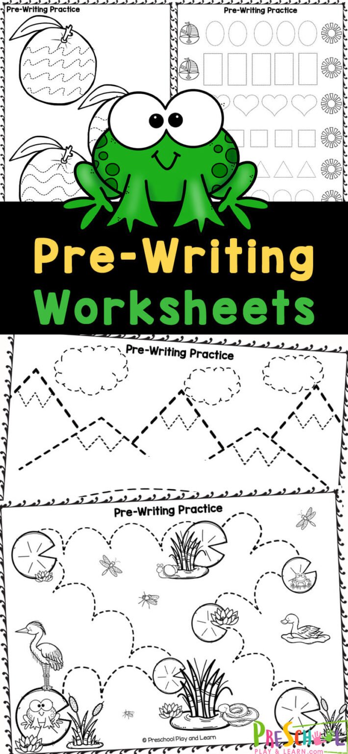 FREE Printable Tracing Lines Worksheets for Preschool and 3 year olds