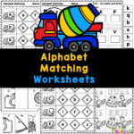 FREE Printable Alphabet Matching Worksheets for Pre-K