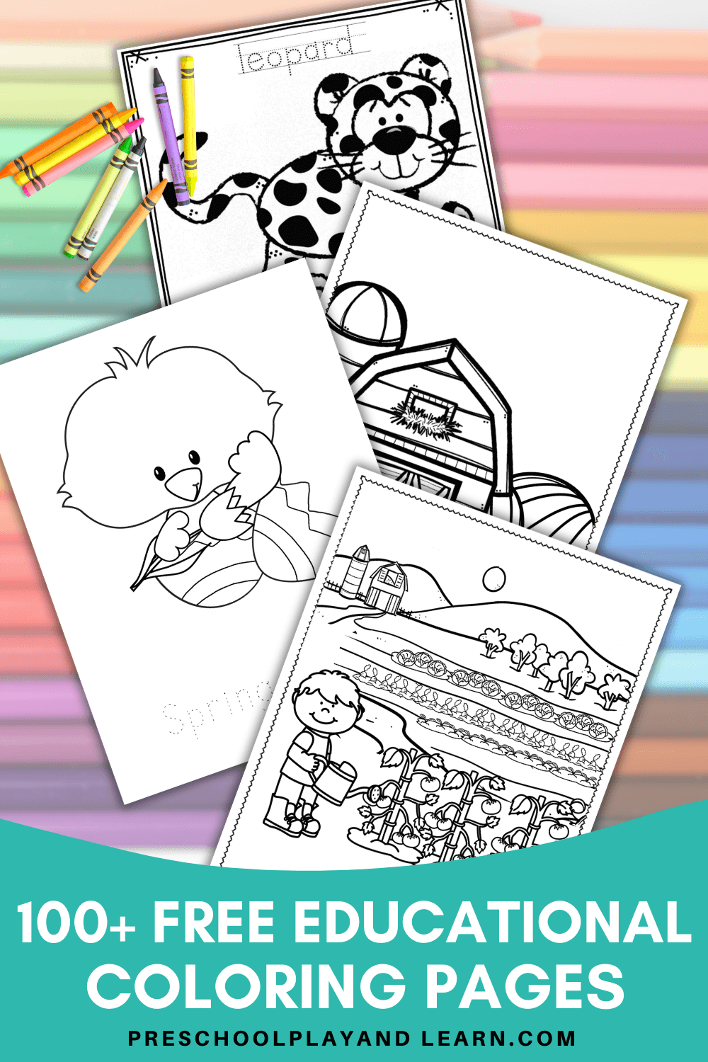 The Ultimate Collection of FREE Printable Coloring Sheets For Preschoolers