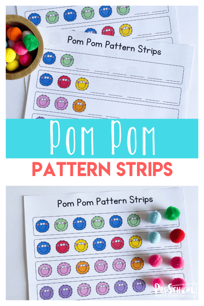 Shark Color, Sort, and Match Pom Pom Activity for Preschoolers
