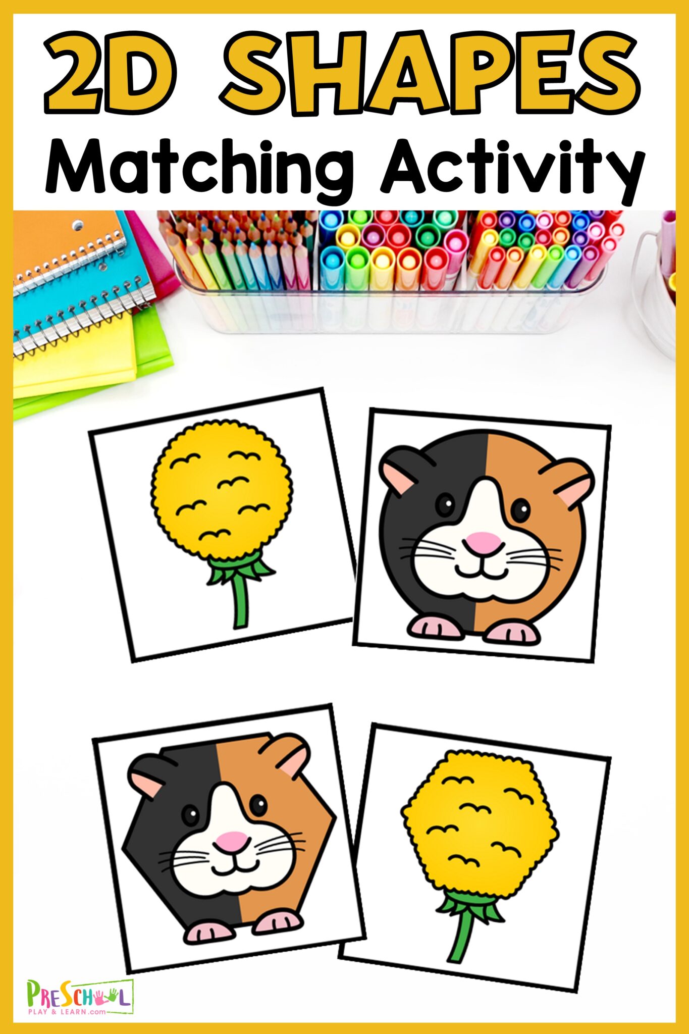2d Shape Matching Game Printable: A Fun Way to Learn Shapes