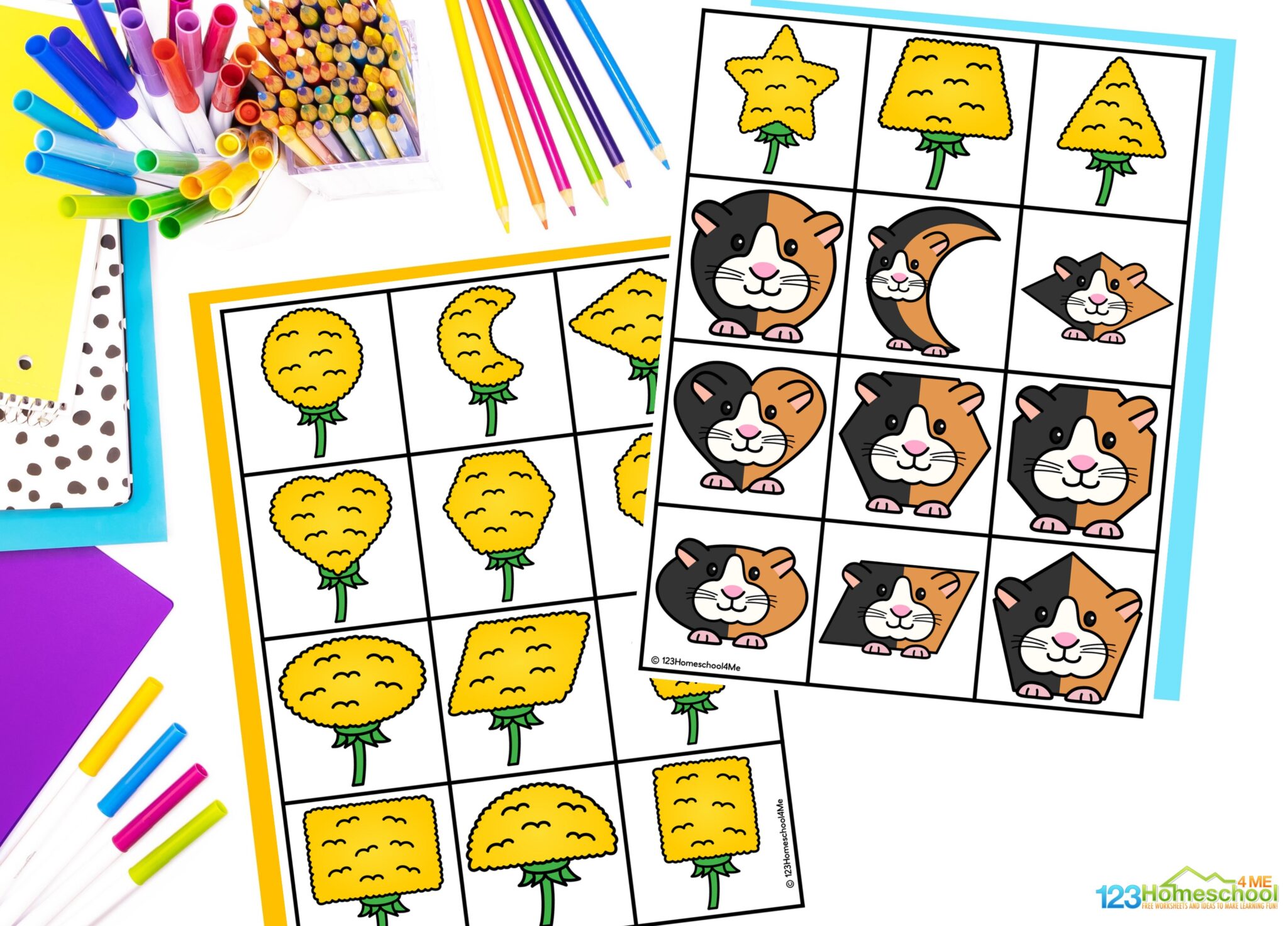 2d Shape Matching Game Printable: A Fun Way to Learn Shapes