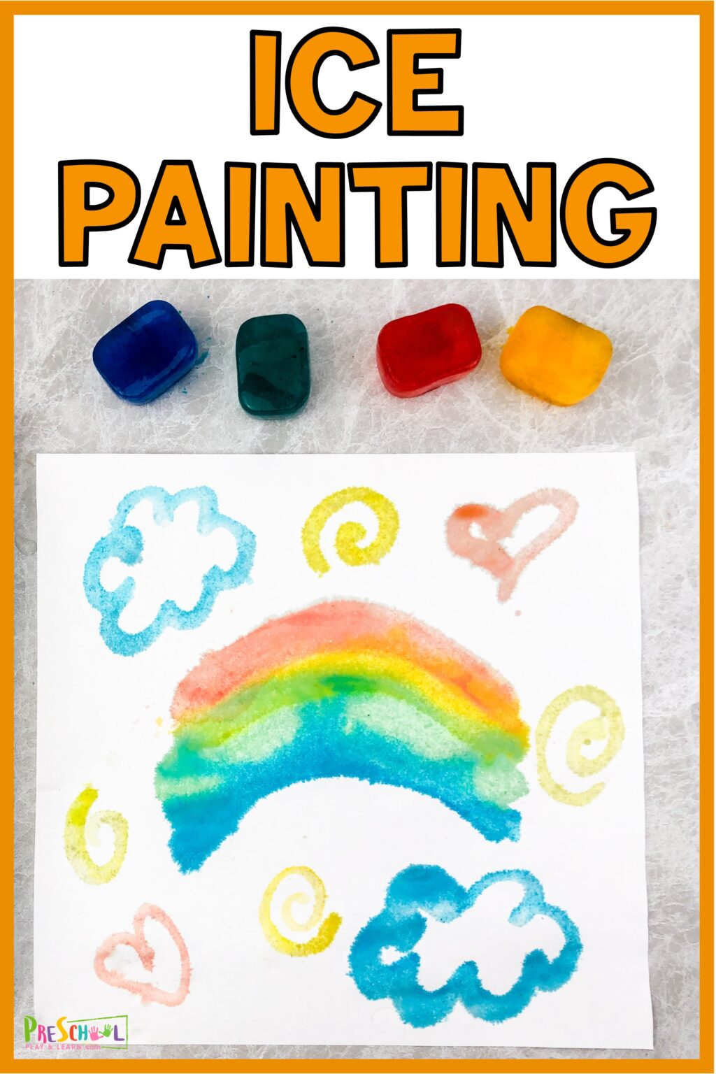 Ice Painting: A Cool and Creative Preschool Summer Activity