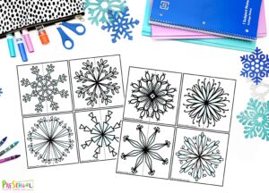 ️ Snowflake Match: a Fun Lines of Symmetry Game