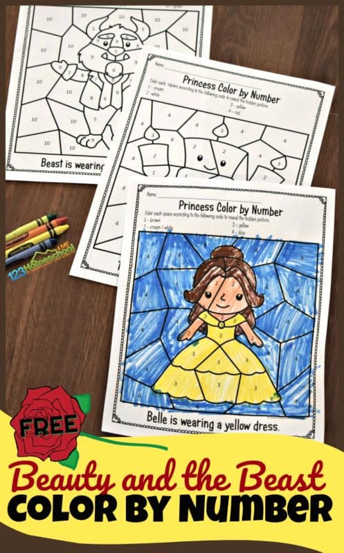 👑 Free Printable Disney Princess Worksheets for Preschoolers