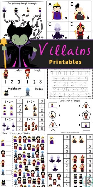 👑 Free Printable Disney Princess Worksheets for Preschoolers