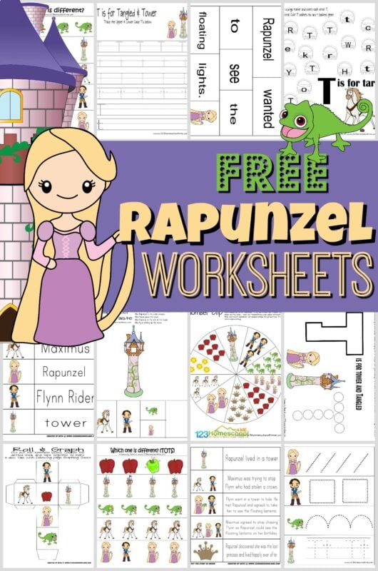 👑 Free Printable Disney Princess Worksheets for Preschoolers