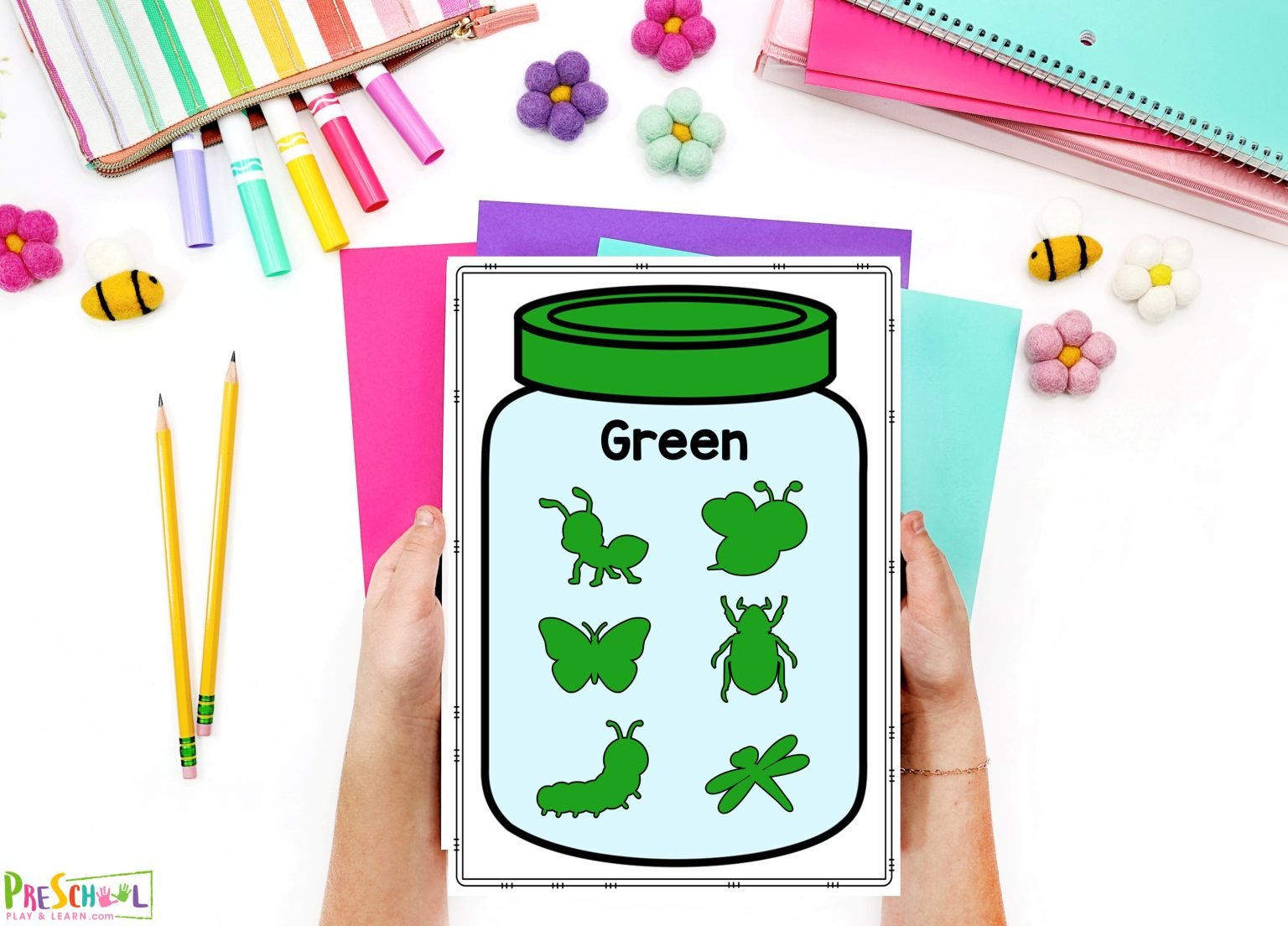 🐛 Bug Color Sorting Activities: Springtime Fun For Preschoolers