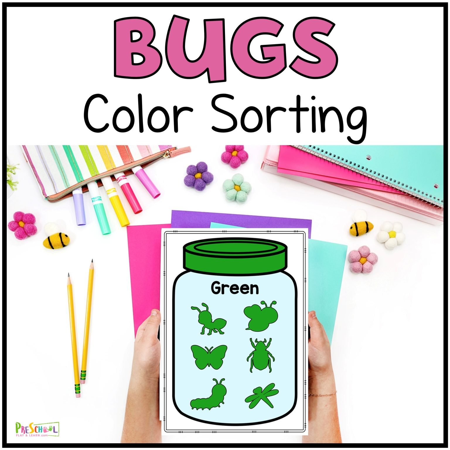🐛 Bug Color Sorting Activities: Springtime Fun For Preschoolers