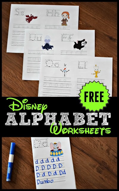👑 Free Printable Disney Princess Worksheets for Preschoolers