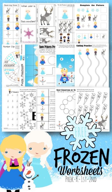 👑 Free Printable Disney Princess Worksheets for Preschoolers