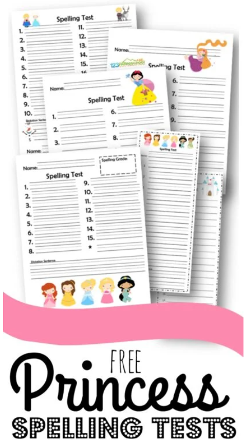 👑 Free Printable Disney Princess Worksheets for Preschoolers