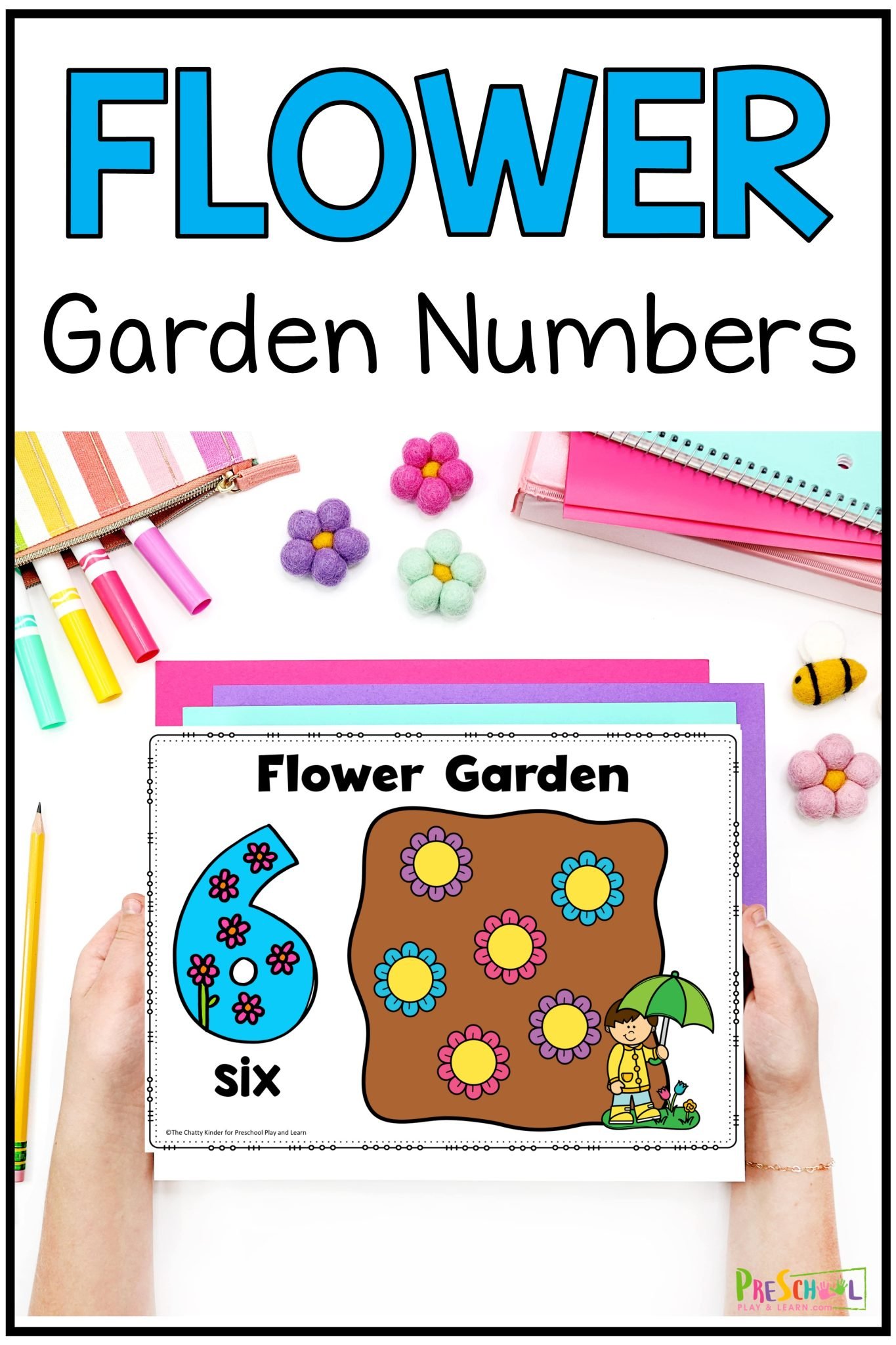 Build Early Math Skills with Spring Counting Mats for Pre-K thru 1st