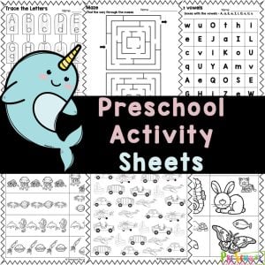 Preschool Printable Worksheets - Fun and FREE Activity Sheets