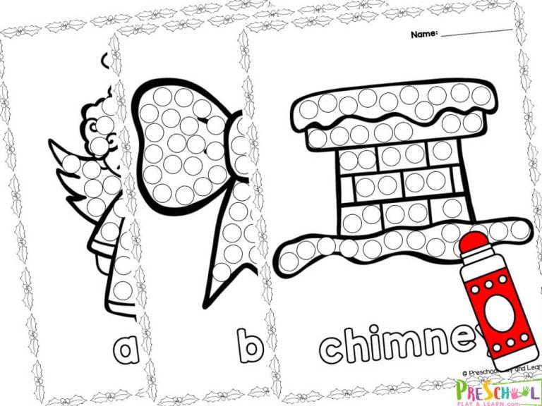 Christmas Do a Dot Printables