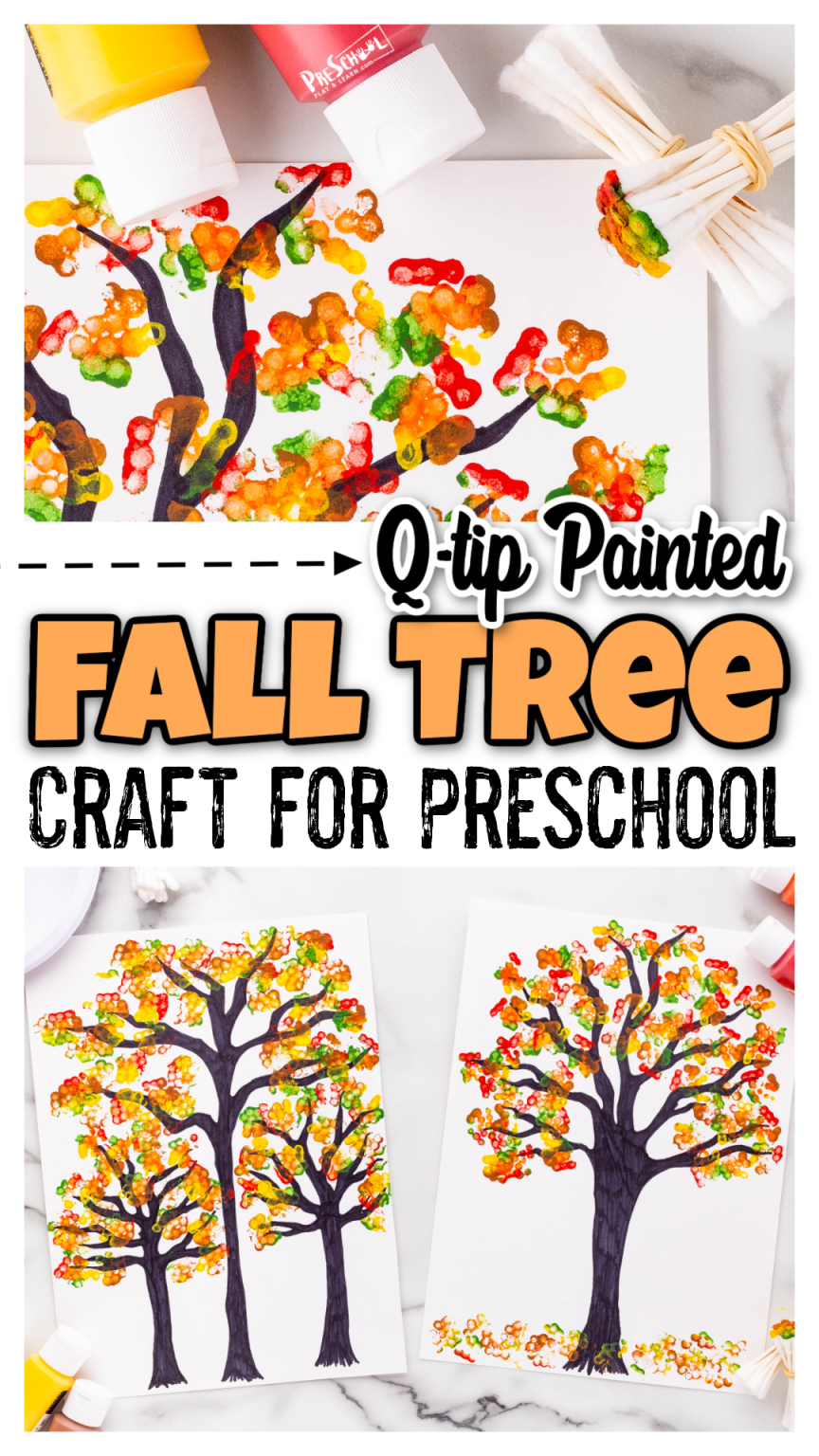 EASY Fall Leaf Suncatcher Craft for Preschool - Free Printable Template!