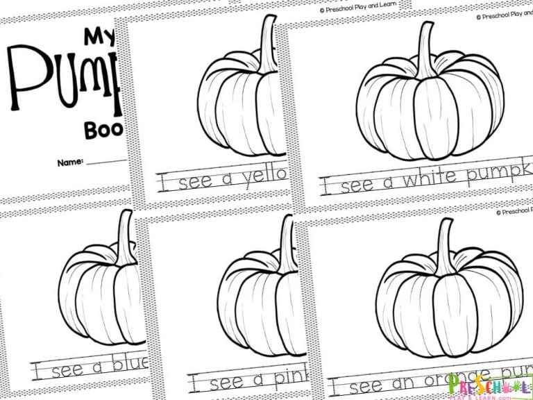 Free Printable Pumpkin Coloring Book for Kids